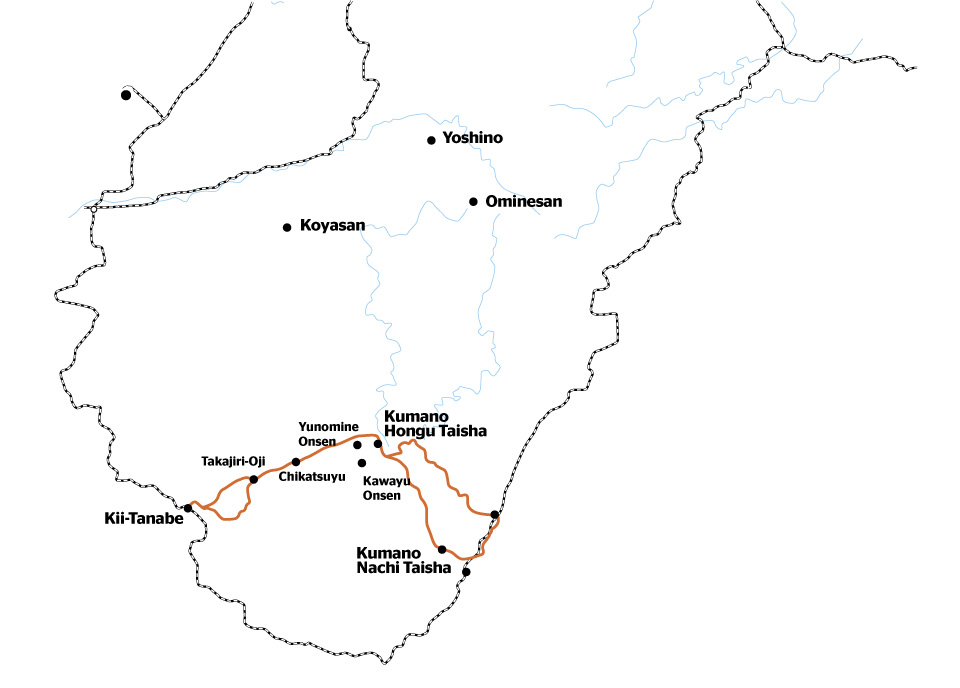 kumano-kodo-basic-map - Kansai Scene Magazine